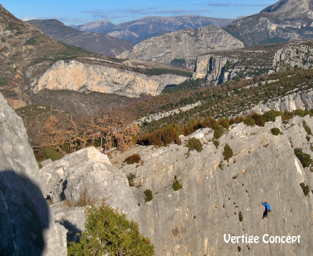 Escalade Verdon, stage grandes voies - Portaledges (5 jours) - Vertige ...